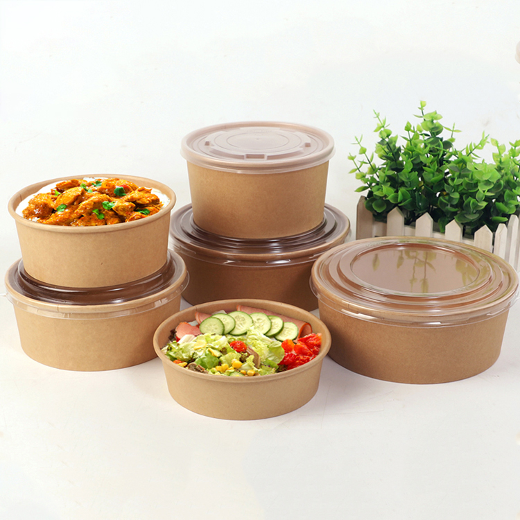 Custom printed paper bowls